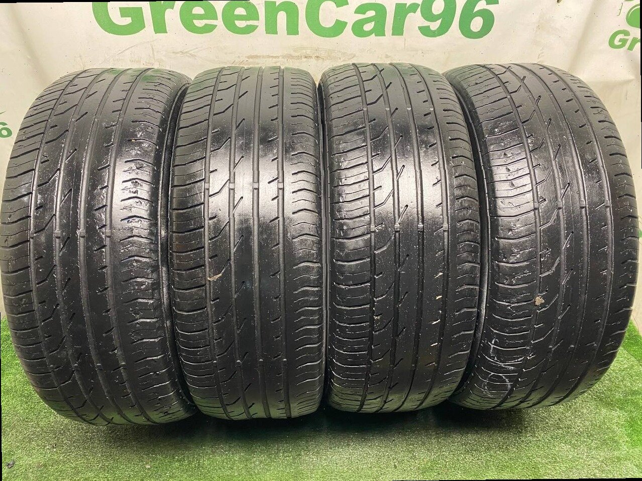 Комплект (2 шт) летних БУ шин Continental ContiPremiumContact 2 215/55 R17 38% износ GXC934637