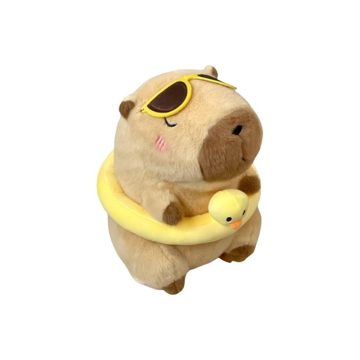 Плюшевая игрушка унисекс KUNYACHONG Капибара для пляжной вечеринки, 23CM EU, Floating Ring Capybara