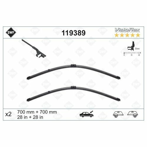 Щетки стеклоочистителя (swf) Valeo 119389