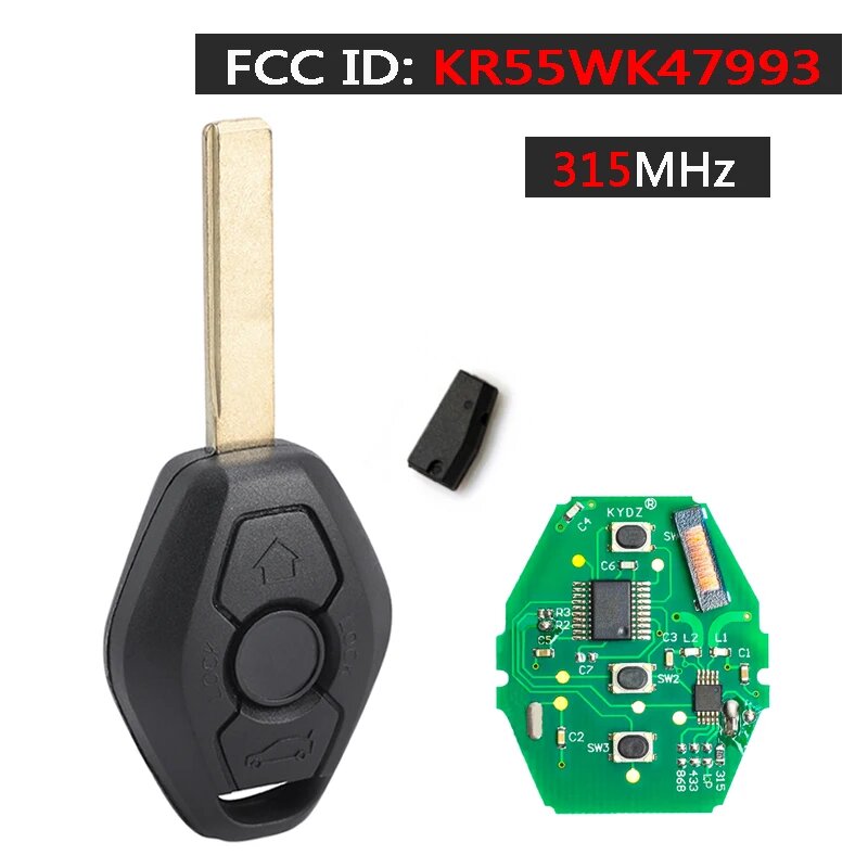 Пульт дистанционного управления KEYECU CAS2 System 315MHZ -HU92 Blade, 1 Remote Key