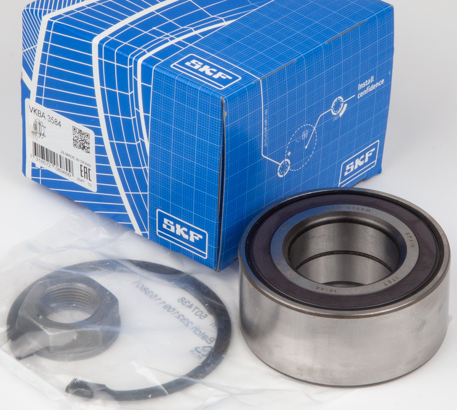 Подшипник ступицы передний SKF VKBA 3584