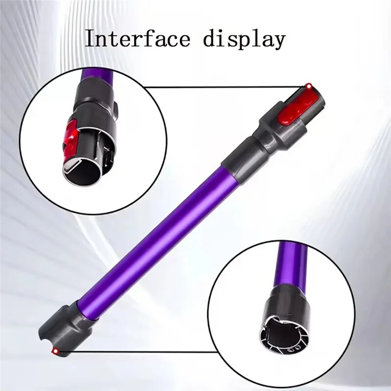 B98A-удлинитель для Dyson V8 V7 V10 V6 V15, аксессуары, металлическая телескопическая алюминиевая прямая труба, запасная часть Dyson V11