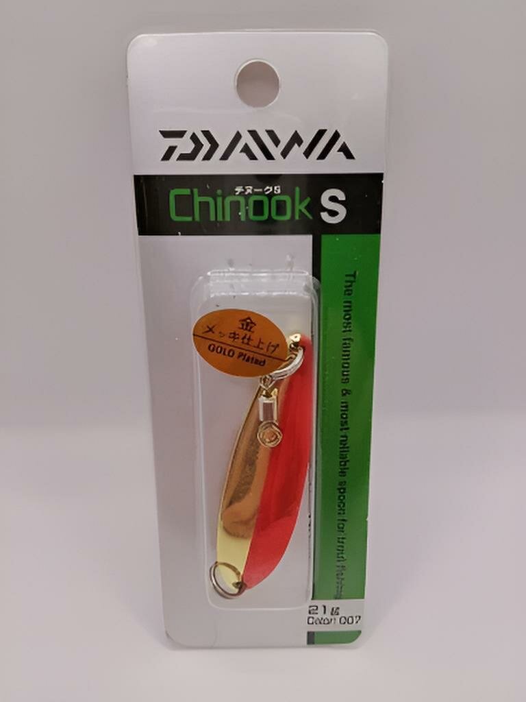 Колеблющаяся блесна Daiwa Chinook 21 г, 60мм для ловли окуня, щуки и жереха