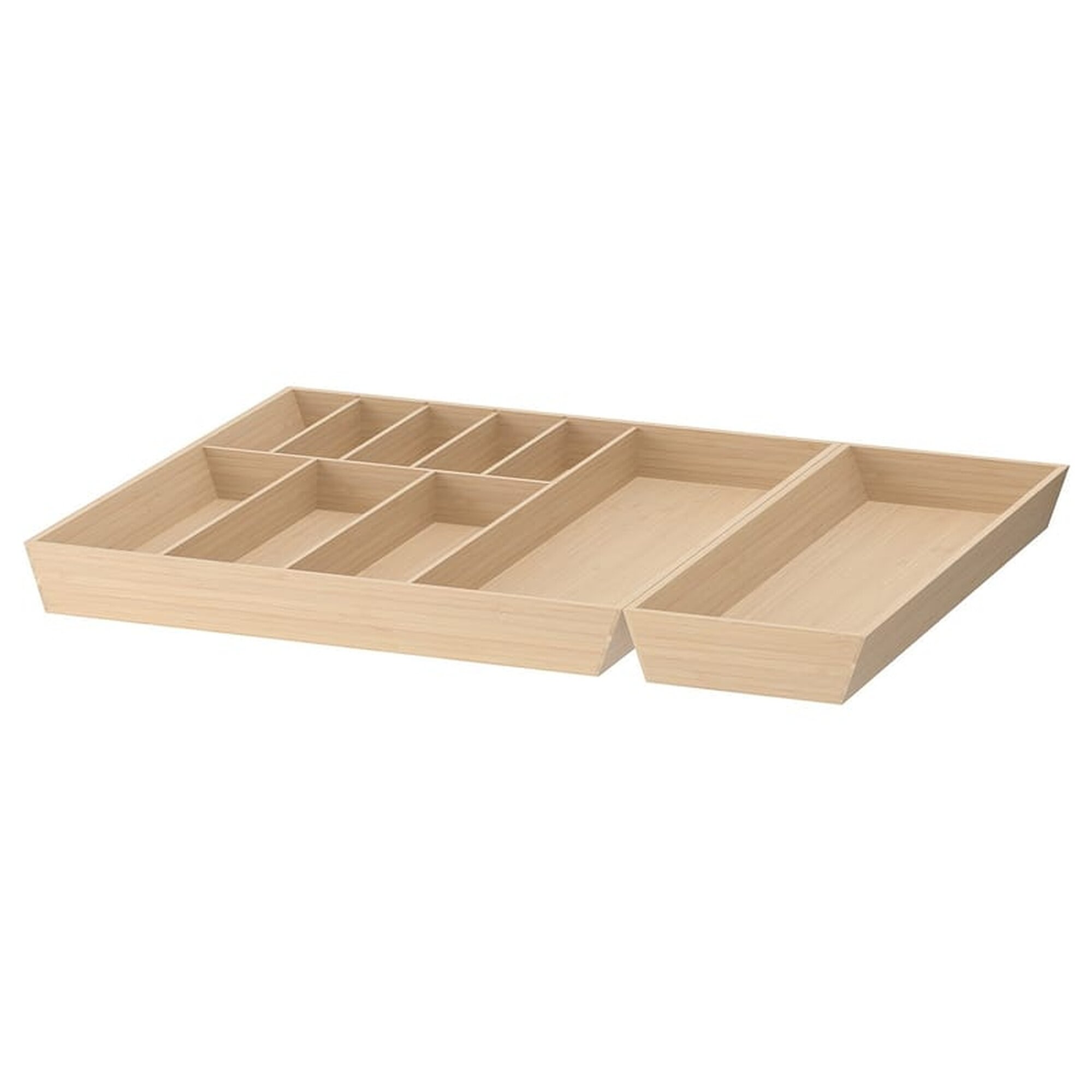 Органайзер для хранения вещей IKEA UPPDATERA, светлый бамбук, 72x50 см 396.117.97