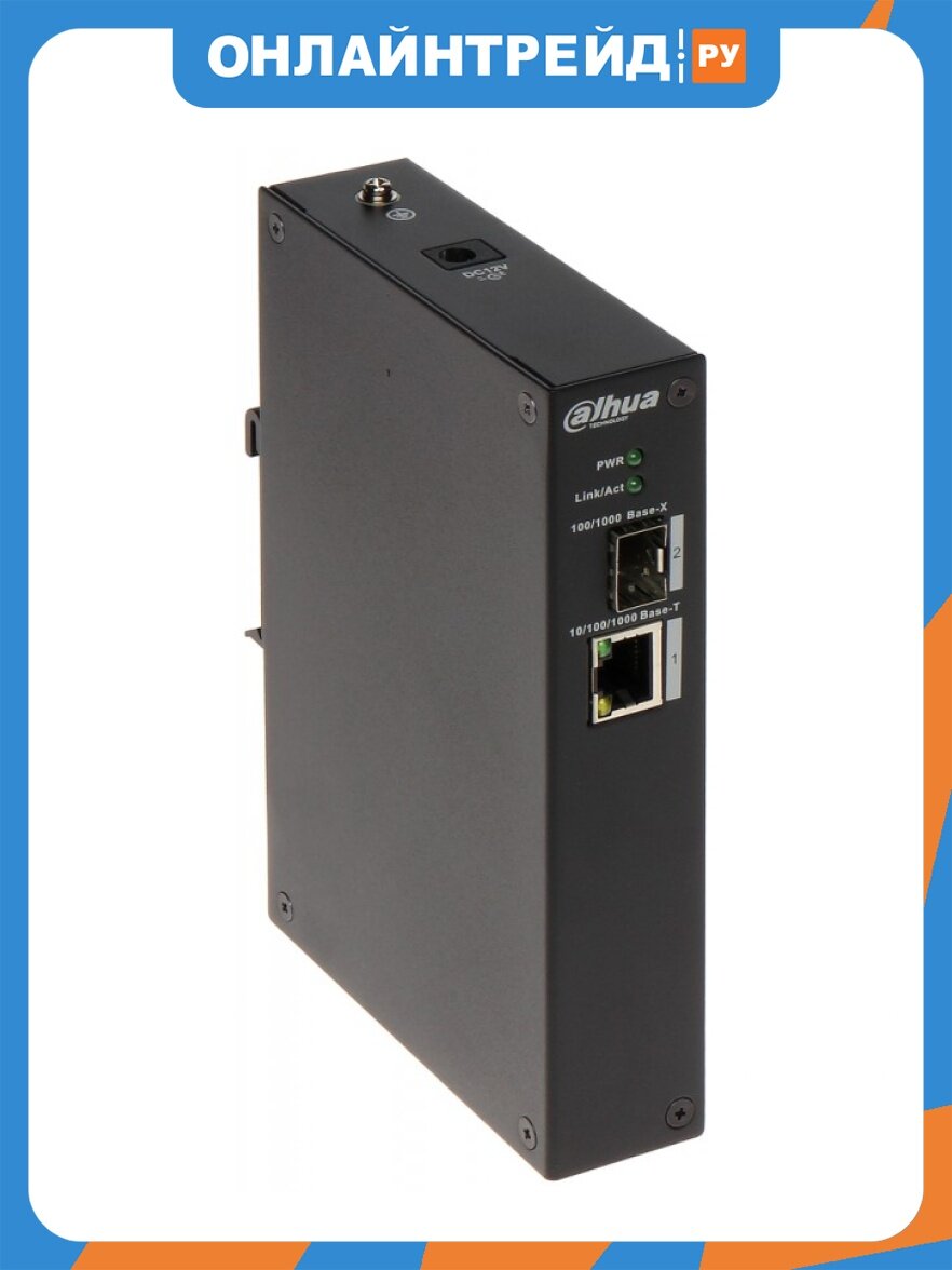 Dahua Гигабитный медиаконвертер DH-PFS3102-1T