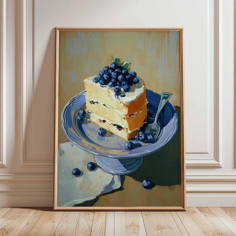 Натюрморт с хлебом, печать на холсте Q0123-13, 50x70cm Unframed