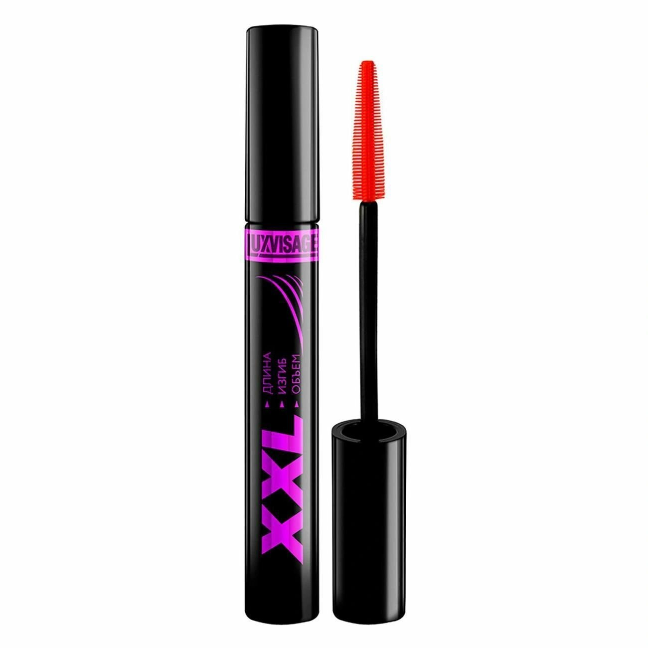 Тушь LUXVISAGE Тушь для ресниц XXL длина+изгиб+объем