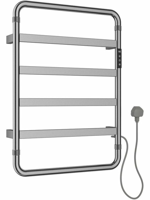 Полотенцесушитель электрический Allen Brau Priority 640х475 7.31001-BN никель браш