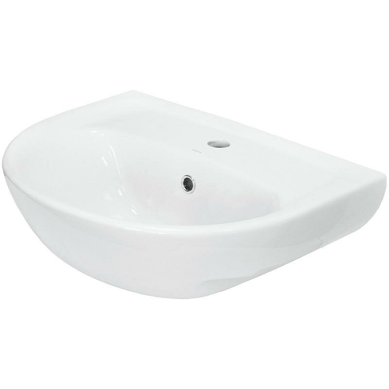 Раковина Sanita Эталон 55 WB.PD Etalon 55-C WHT.G S1 Белая, санфарфор, подвесная
