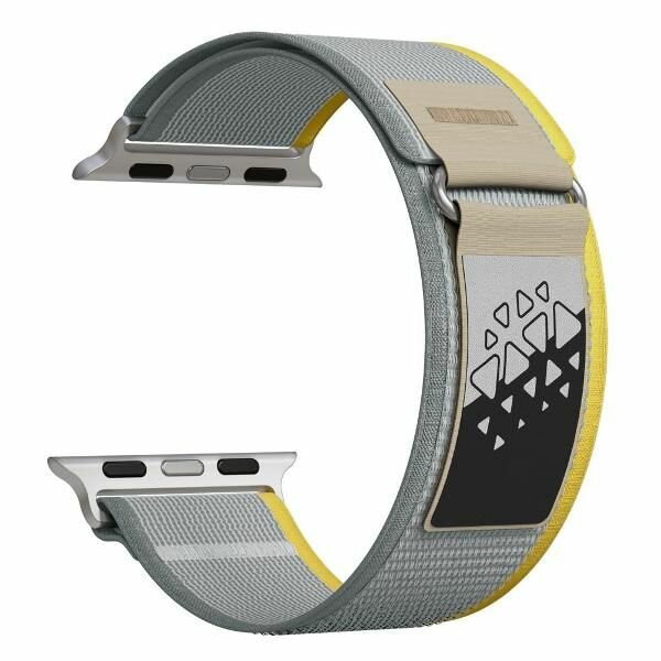 Ремешок для смарт часов LYAMBDA 42/44/45/49 mm DSN-26-44-15 Gray/желтый