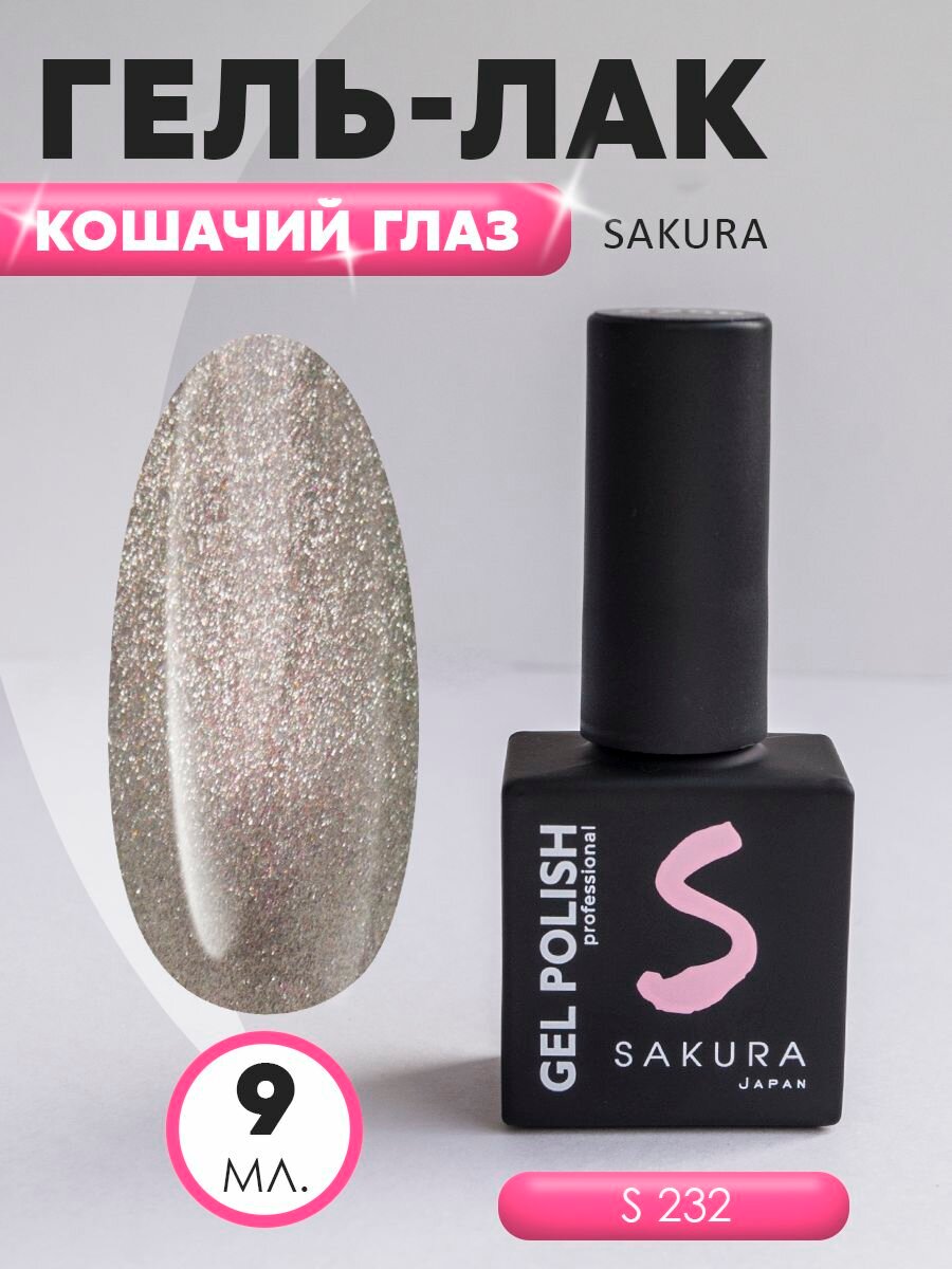 Магнитный гель лак кошачий глаз