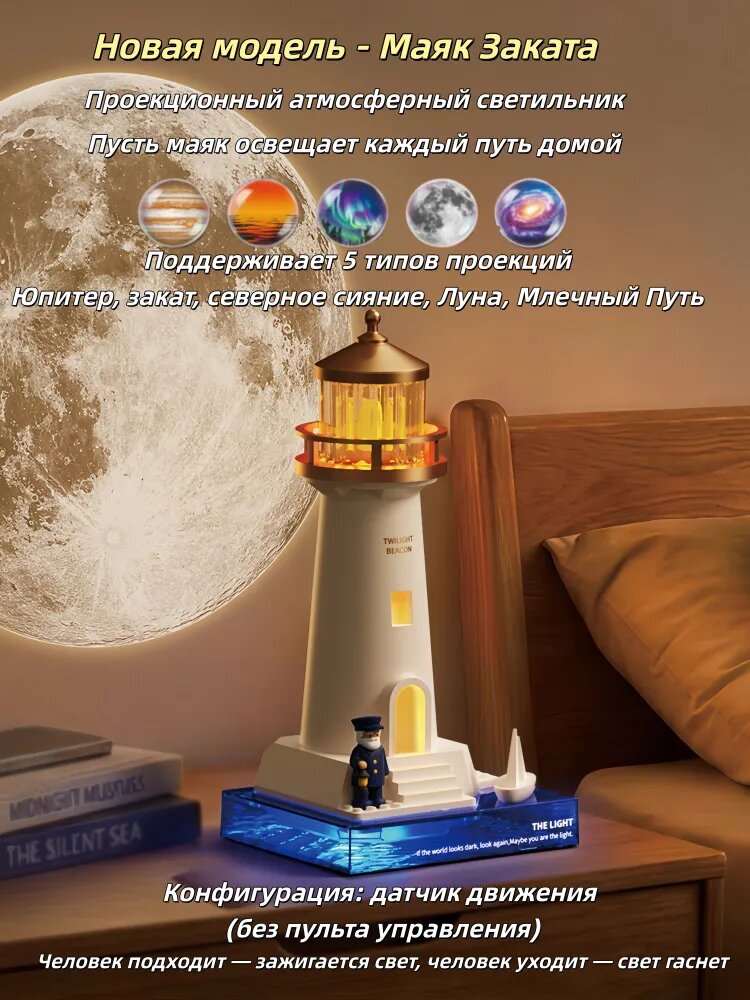 Новый маяк Сумерек — проекционный атмосферный светильник, классический вариант модели