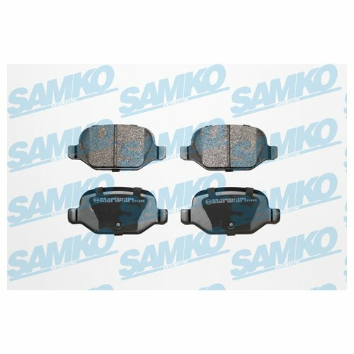 Комплект задних тормозных колодок Samko 5SP1265 для Fiat 500