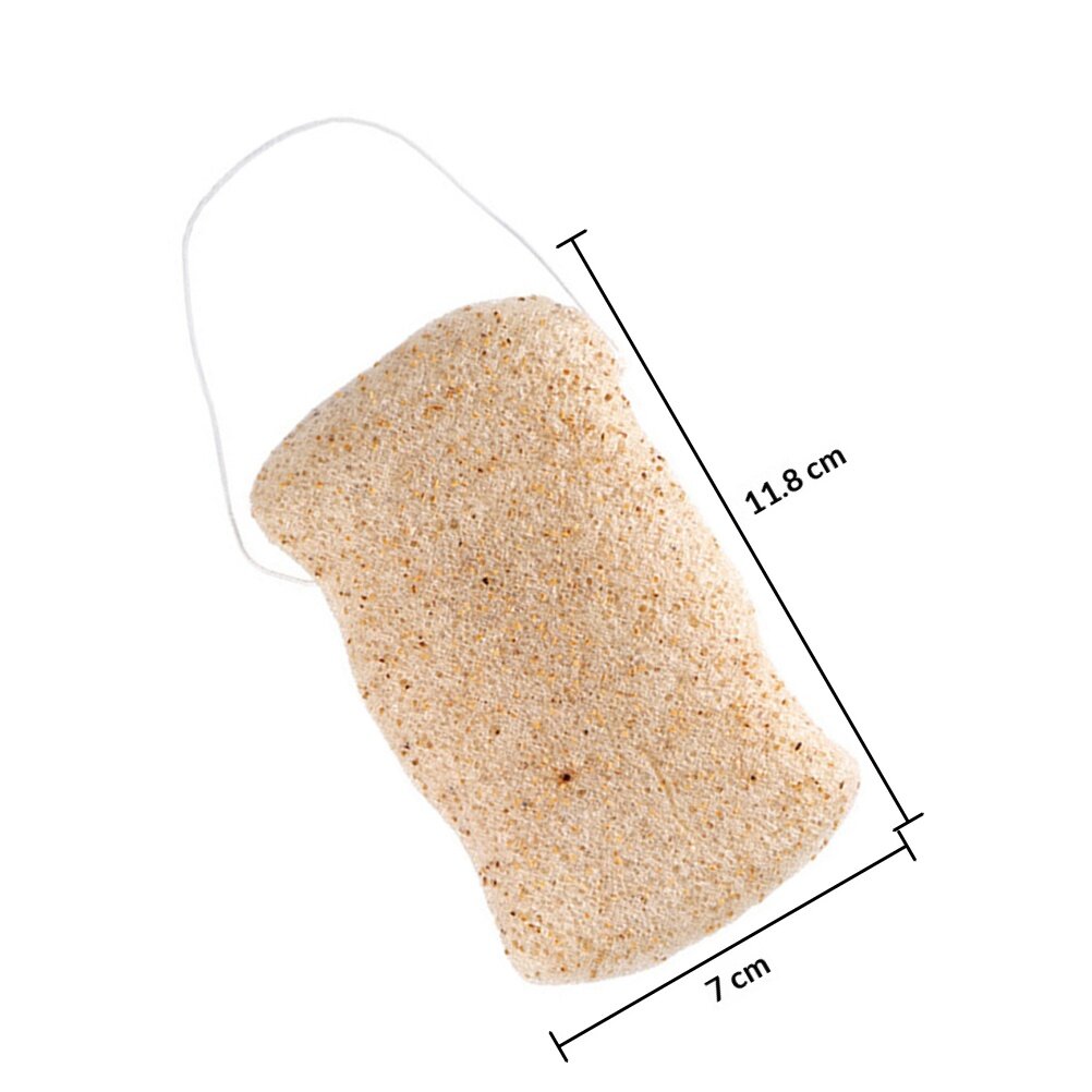 1Pc Пенка Для Лица Из Коняка Для Ухода За Кожей И Массажа Размер 11 8x7 Cm Beige