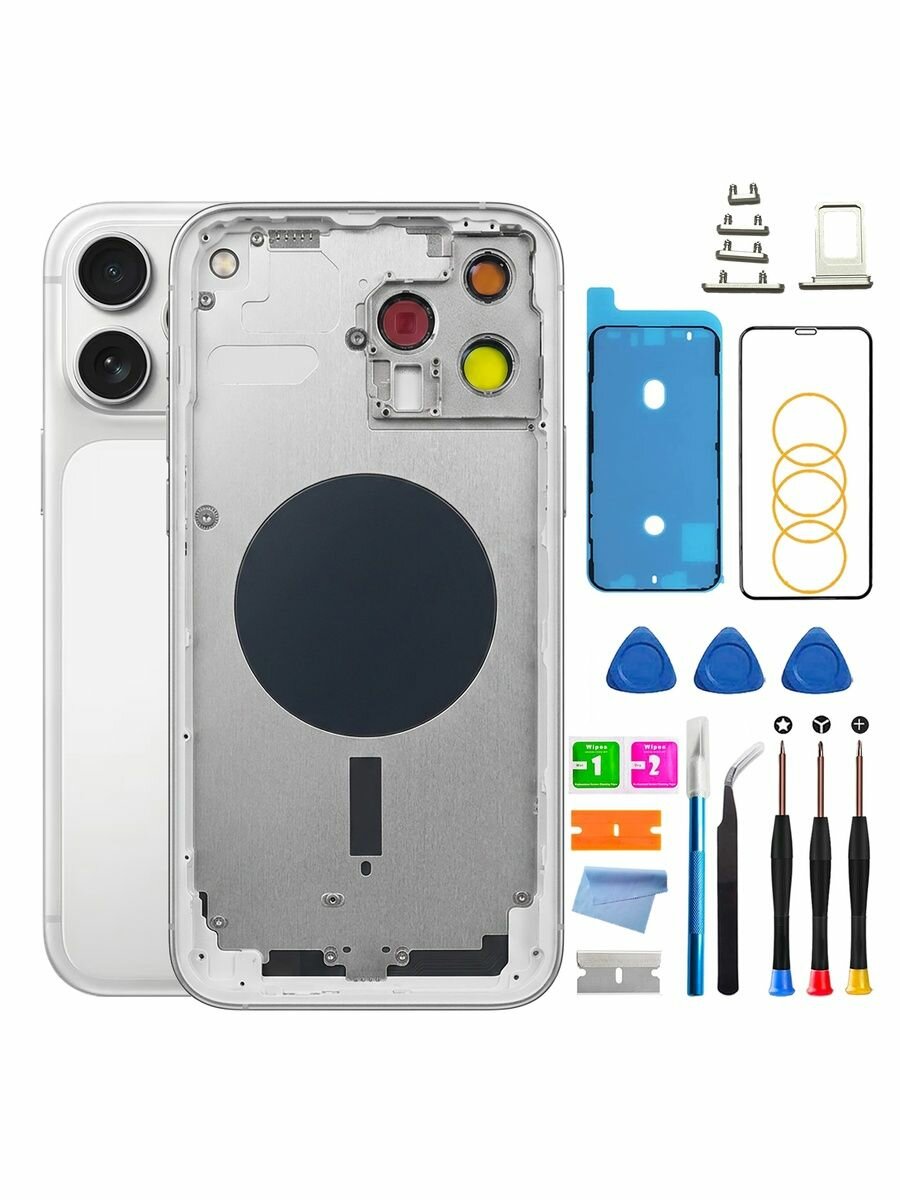 DIY комплект задней крышки, совместим с iPhone 13 Pro Max до 17 Pro Max , для самостоятельной замены с инструментами