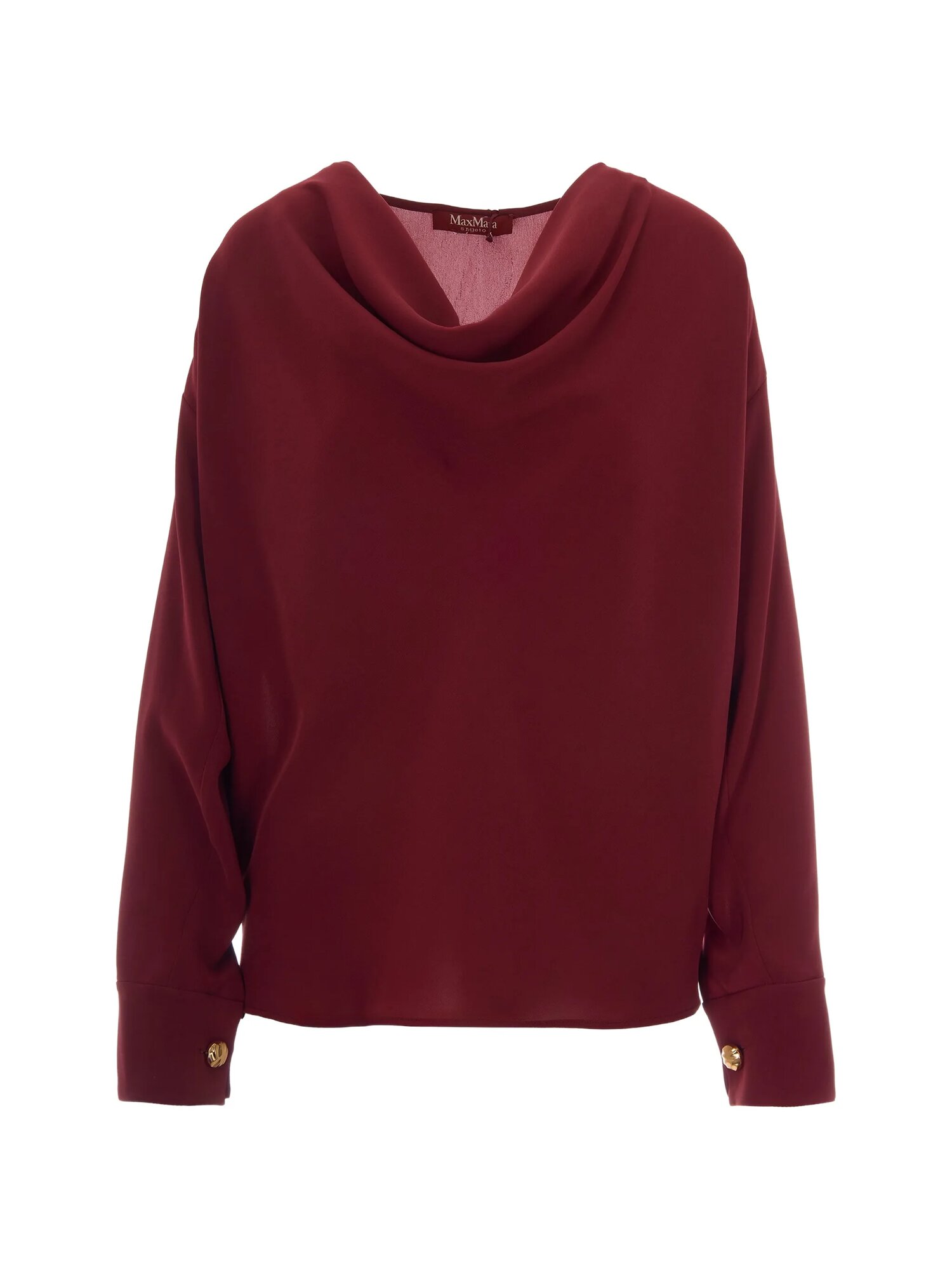Блуза Cowl-neck button-cuff blouse