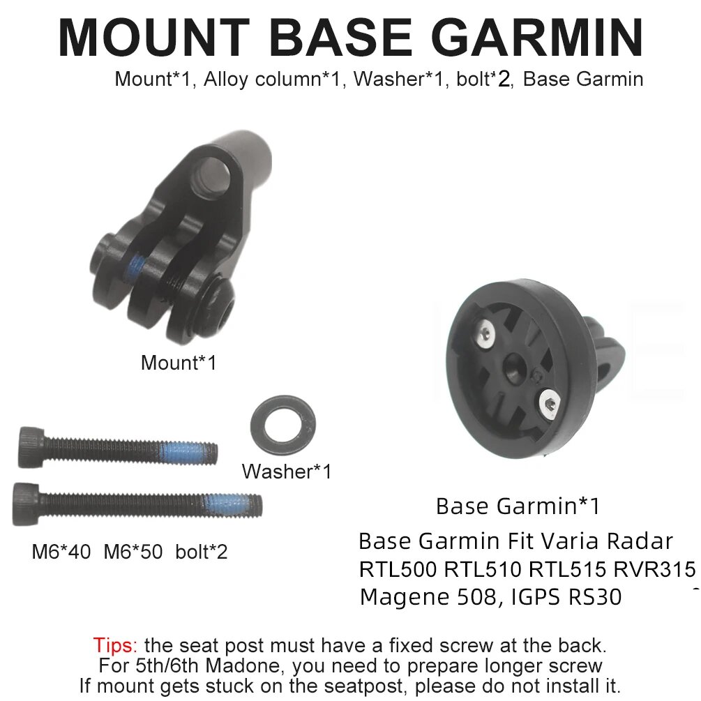 Держатель Garmin для велосипеда Mount Base Garmin