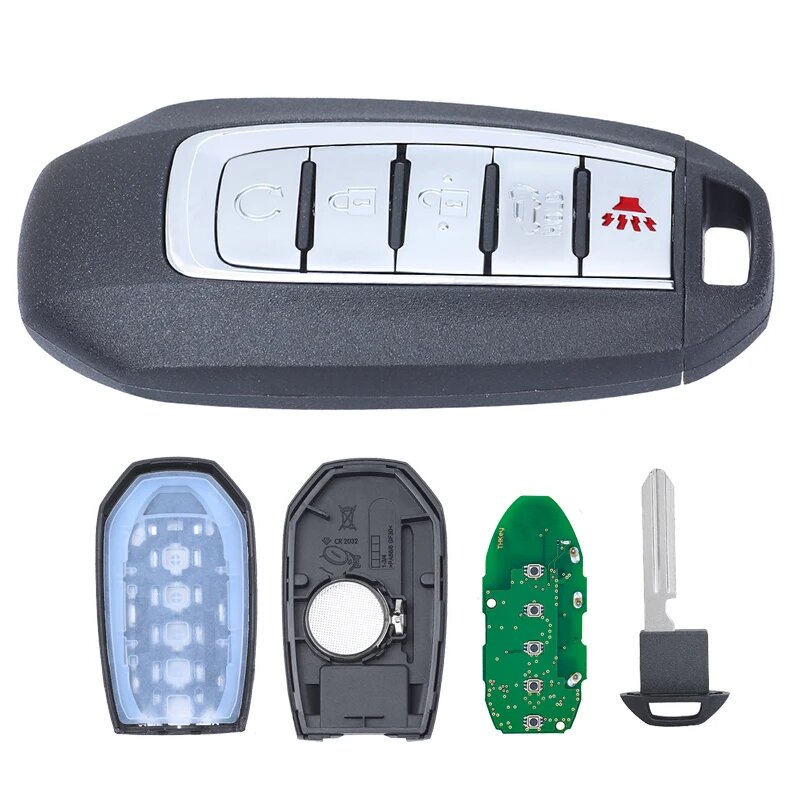 KEYECU 5 кнопок, 433,92 МГц, чип 4A для INFINITI QX50 QX55 2020 2021 2022, автомобильный Remote Key