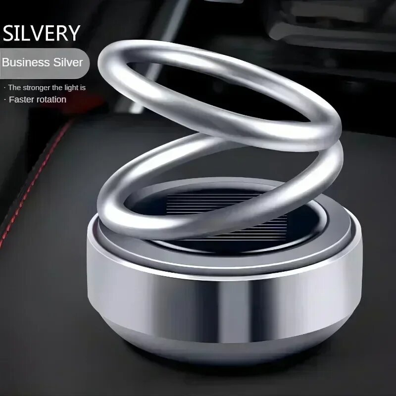 Автомобильный освежитель Silver, двойное кольцо, солнечный