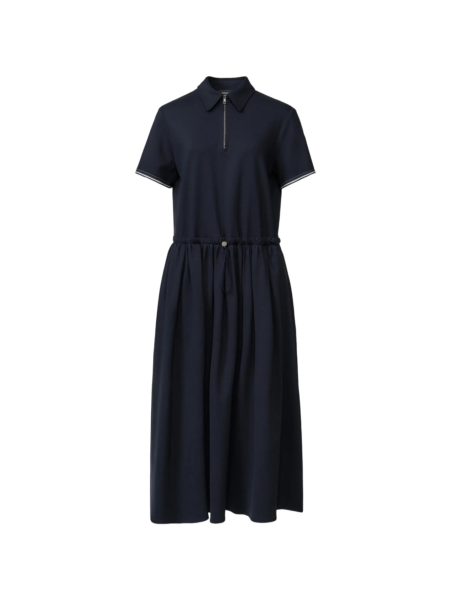 Платье Drawstring-waist polo midi dress