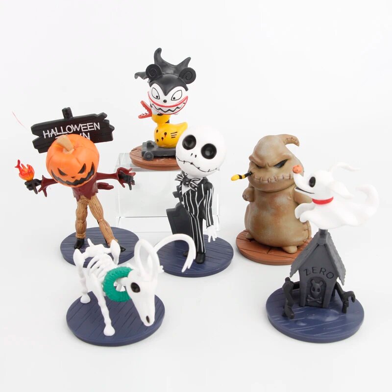 Фигурки Джека Скеллингтона Bandai 7-11 см