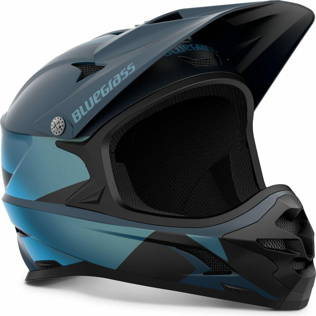 DECATHLON шлем fullface Bluegrass Intox, матовый синий, 54-56 см