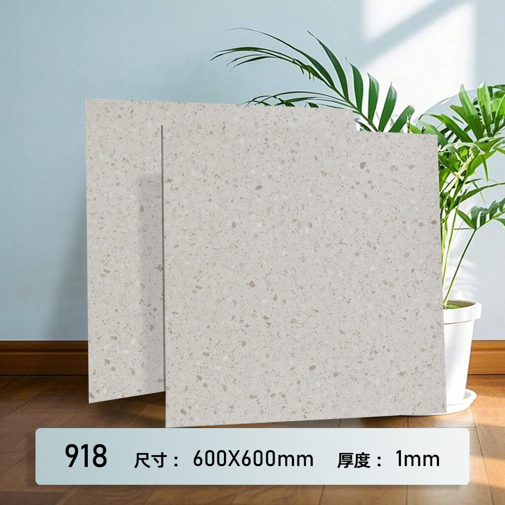 Самоклеящиеся плитки 60x60 см, набор 4 шт (1.44 м²), гибкие ПВХ наклейки на пол и стены