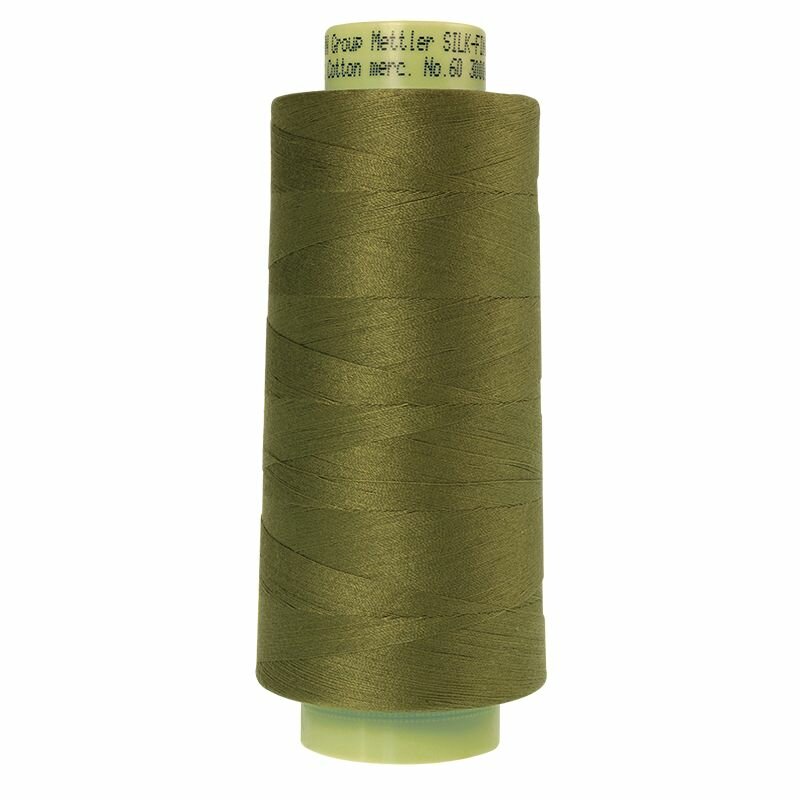 Нить для машинного квилтинга METTLER "Silk Finish", Cotton 60, 2743 м, цвет 1210, Seagrass