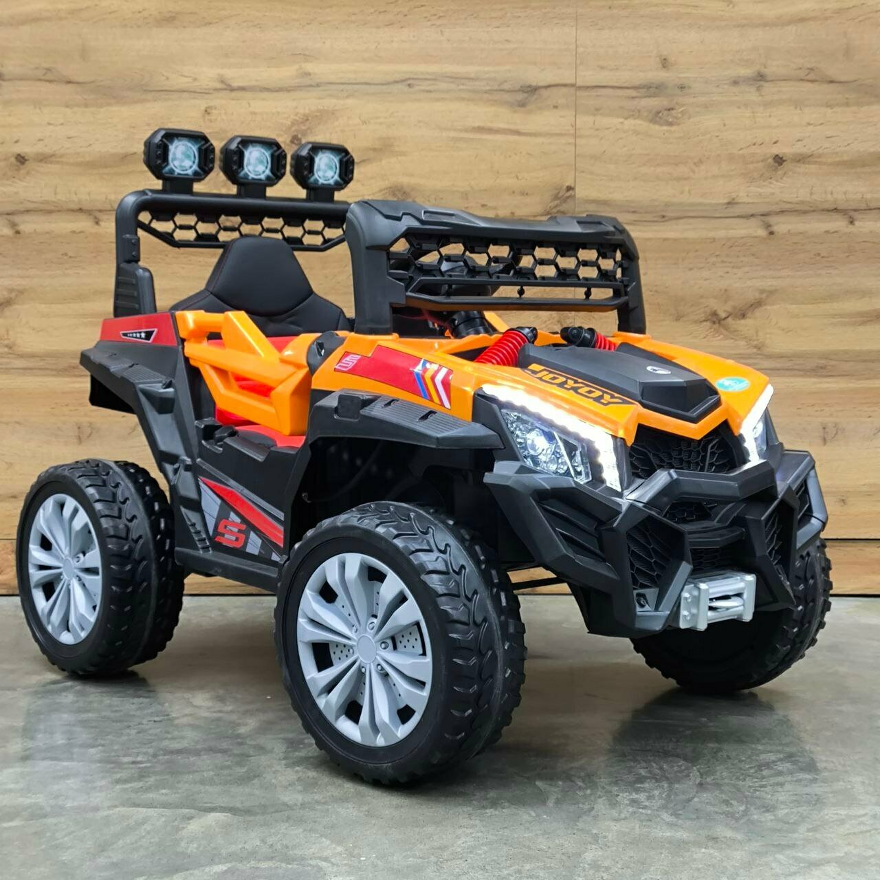 Электромобиль JOYOY Kids (HSD-800 mini), аккумулятор 12V/7Ah, от 1 года, до 30 кг, цвет оранжевый