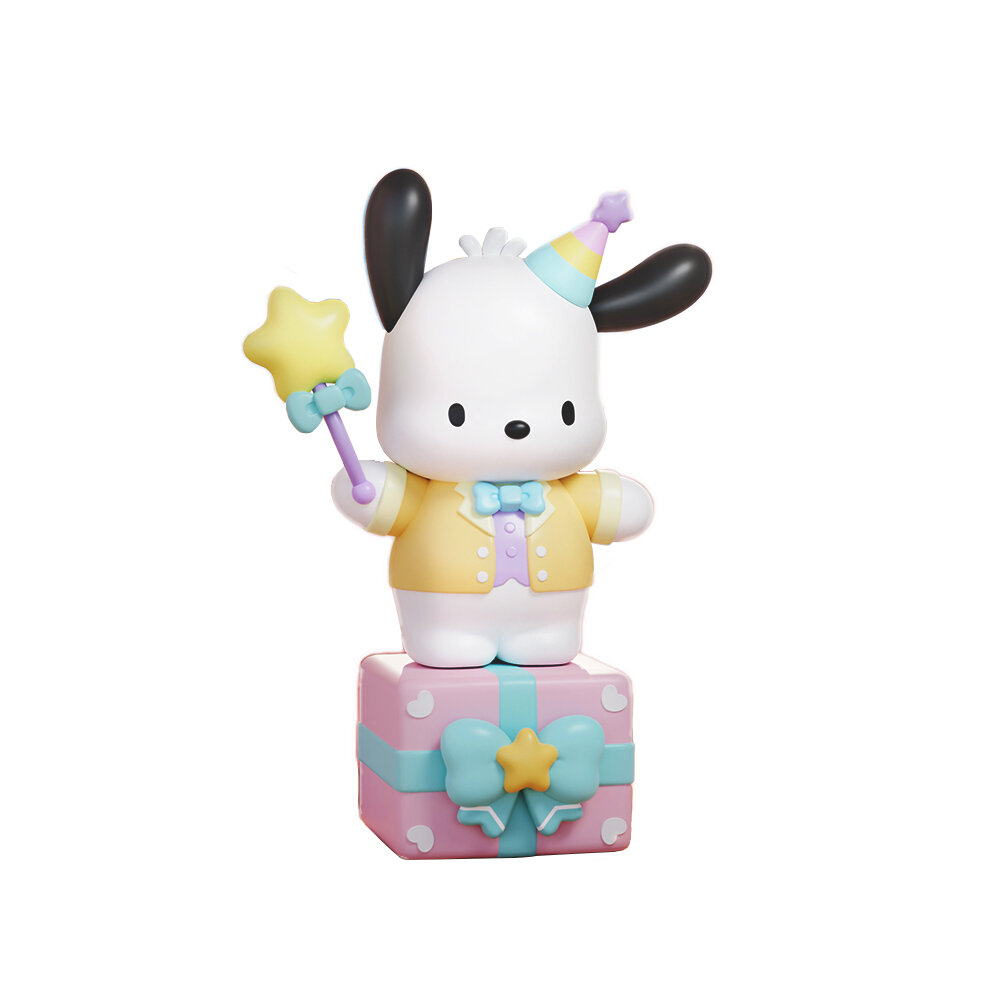 Фигурки унисекс Wolf Bowang x Sanrio Pochacco, 8 шт, Wish Star