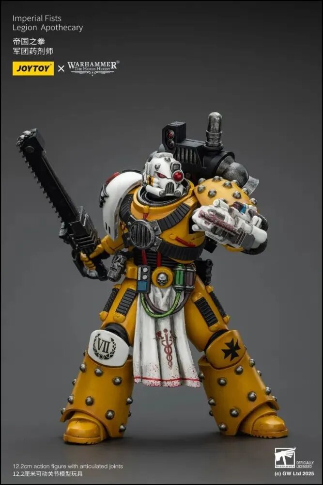 Эксклюзивная миниатюра Апотекаря Легиона Имперских Кулаков из вселенной Warhammer