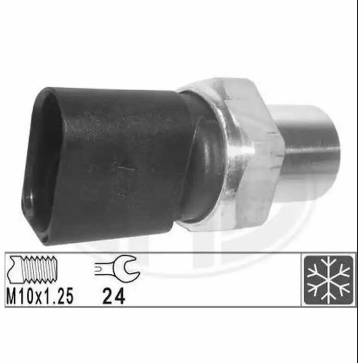 Датчик давления кондиционера ERA 330868 для Audi A3, Audi A4, Seat Leon, Skoda Octavia, Volkswagen Golf, Volkswagen Touareg