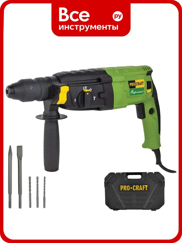 Электрический сетевой перфоратор PROCRAFT BH-1400 DFR BH1400DFR