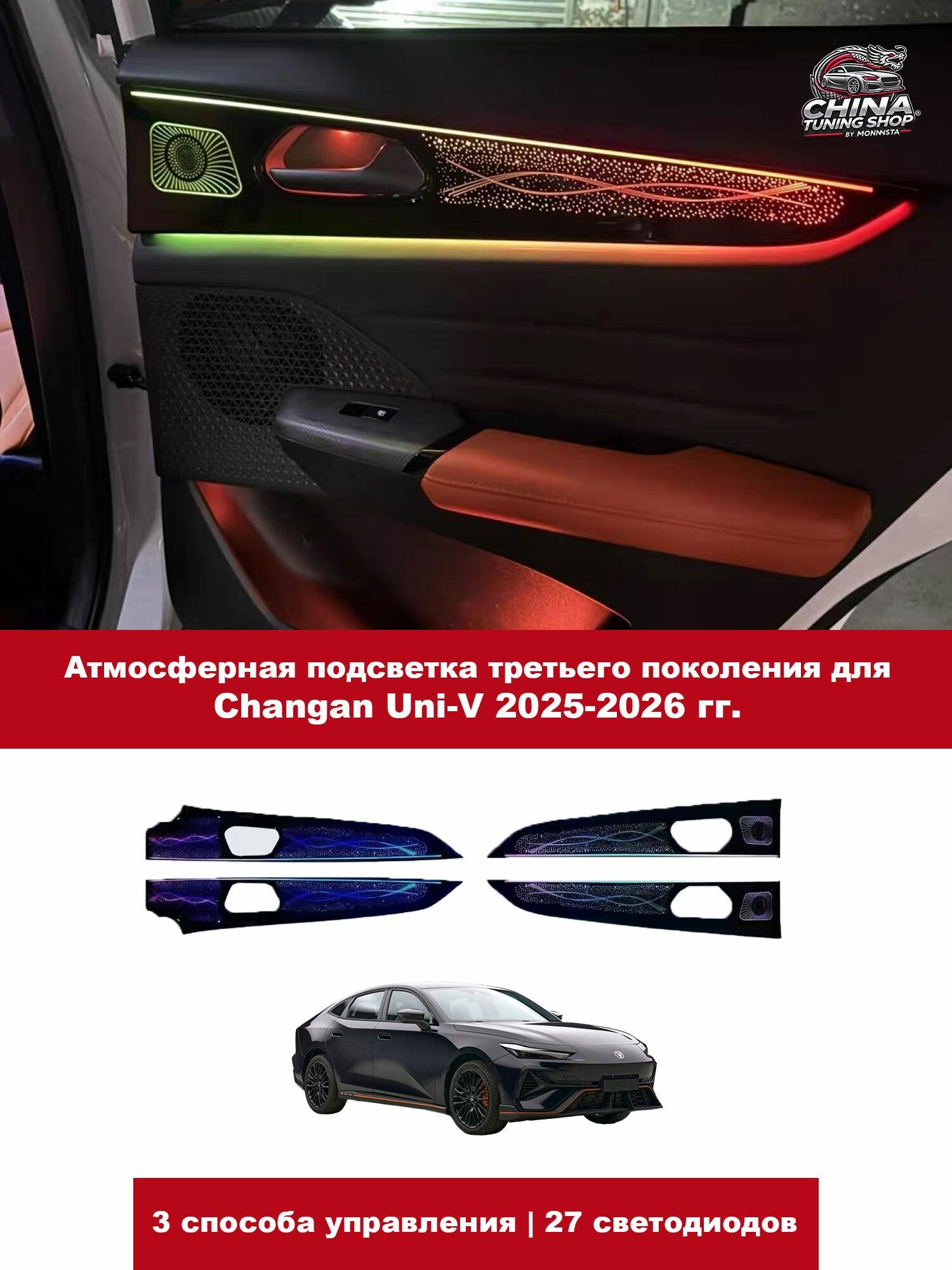 Контурная подсветка для Changan Uni-V