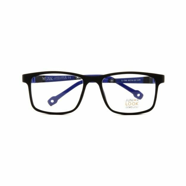 Оправа Junior Look 1768 079 Черного цвета, прямоугольной формы