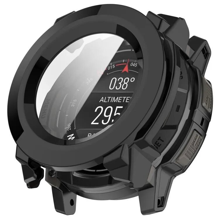 For Garmin Instinct 3 AMOLED / Solar 45mm Защитный чехол для встроенных часов для ПК из закаленной пленки