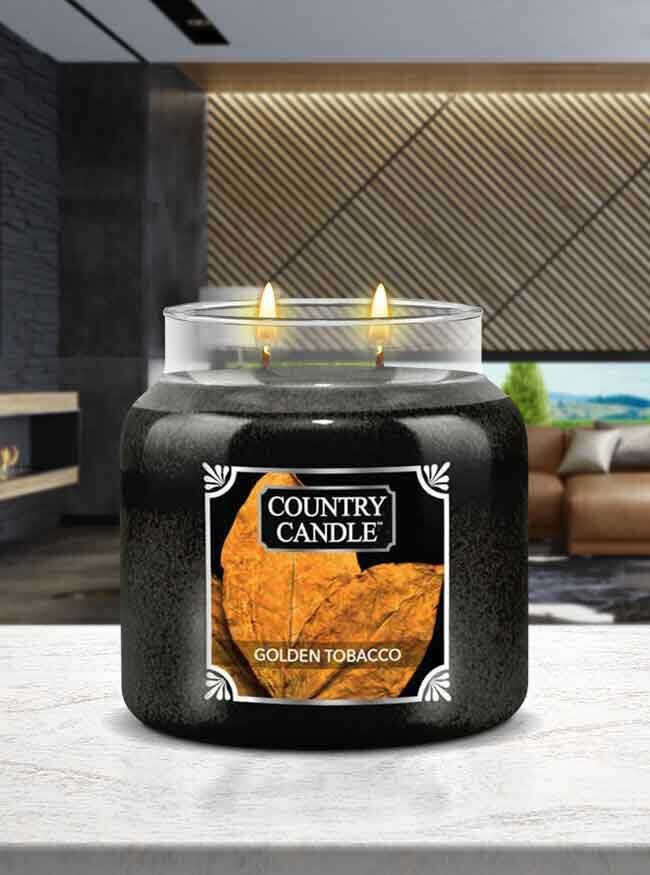 Kringle Candle свеча ароматическая Golden Tobacco ( 510 грамм)