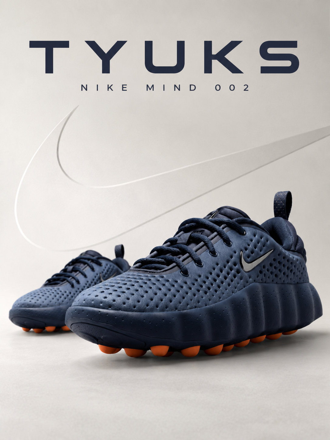 Кроссовки Nike Mind 002 "Thunder Blue Chrome"