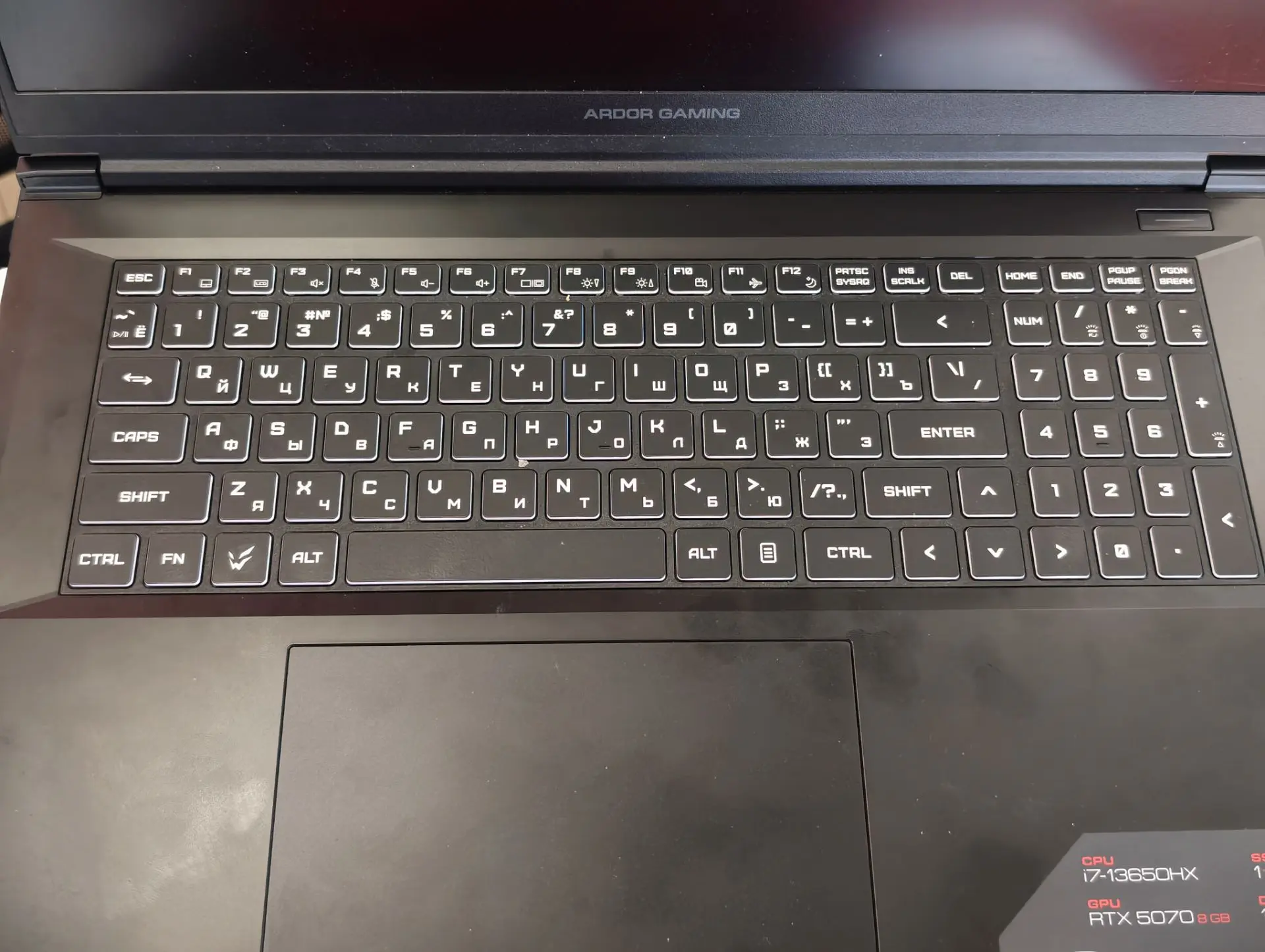Игровой ноутбук Ardor Gaming EVO E17-I7ND501, WVA 2560x1440, SSD 1 ТБ, RTX 5070 — фото 1