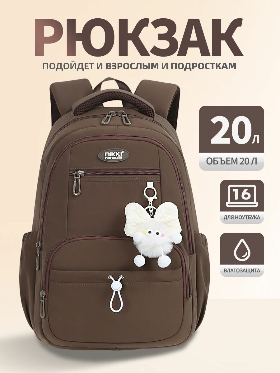 Рюкзак женский мужской городской школьный спортивный для подростков /nikki
