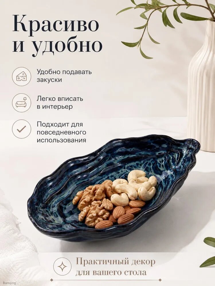 Набор тарелок 19 см 1 шт синий