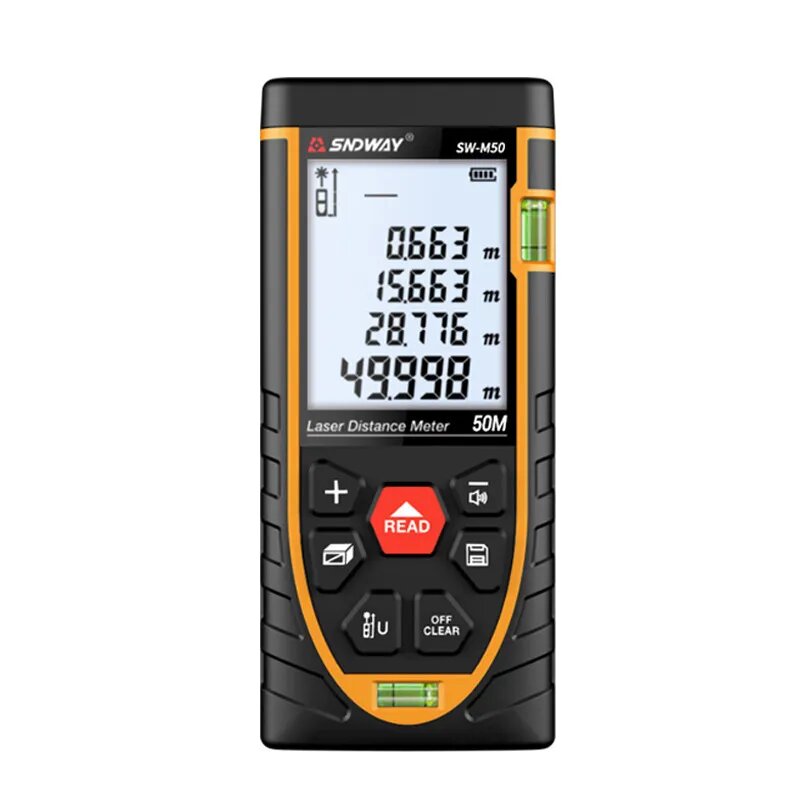 Лазерный дальномер SNDWAY SW-M50, 50 м