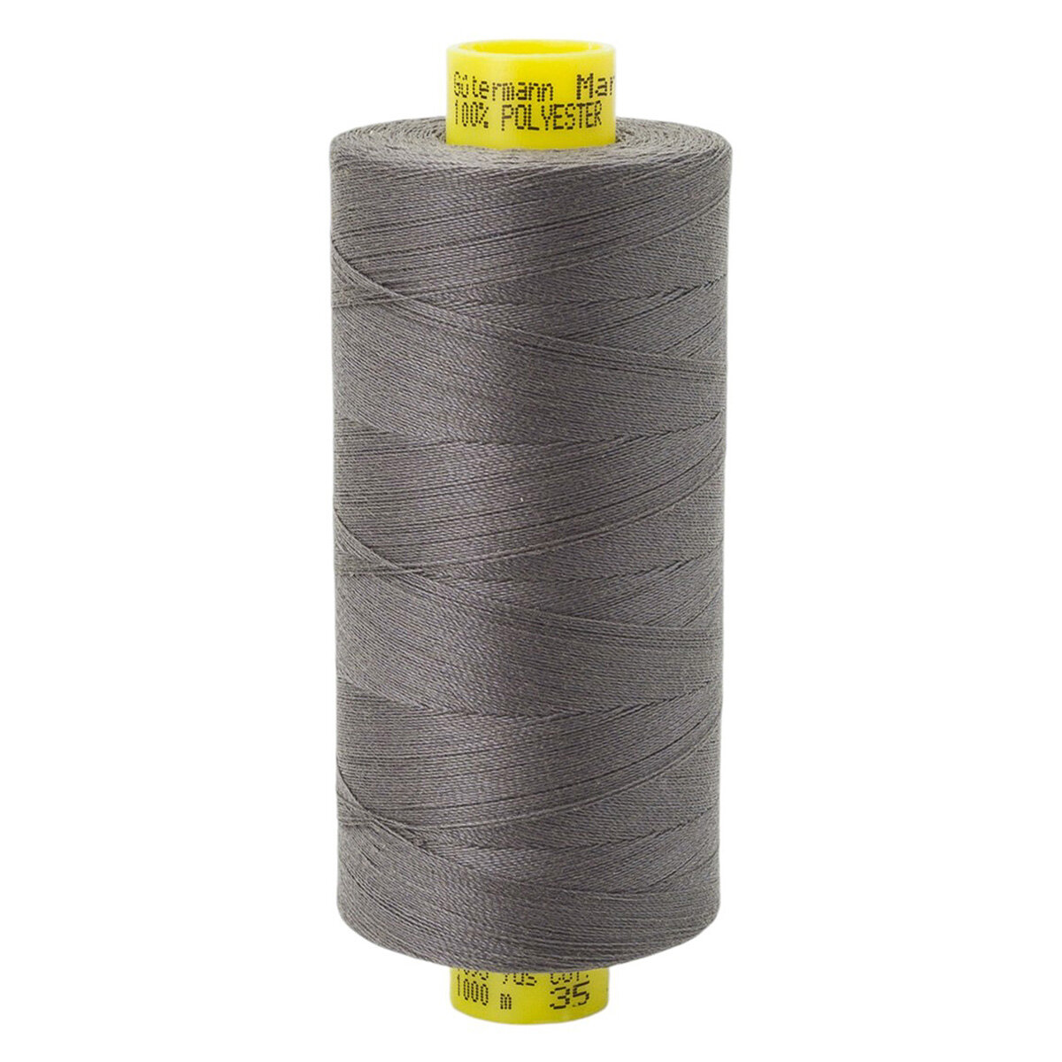Нитки Mara 120/1000 м универсальные, 100% полиэстер Gutermann 700207 (35 серый кварц), 10 шт