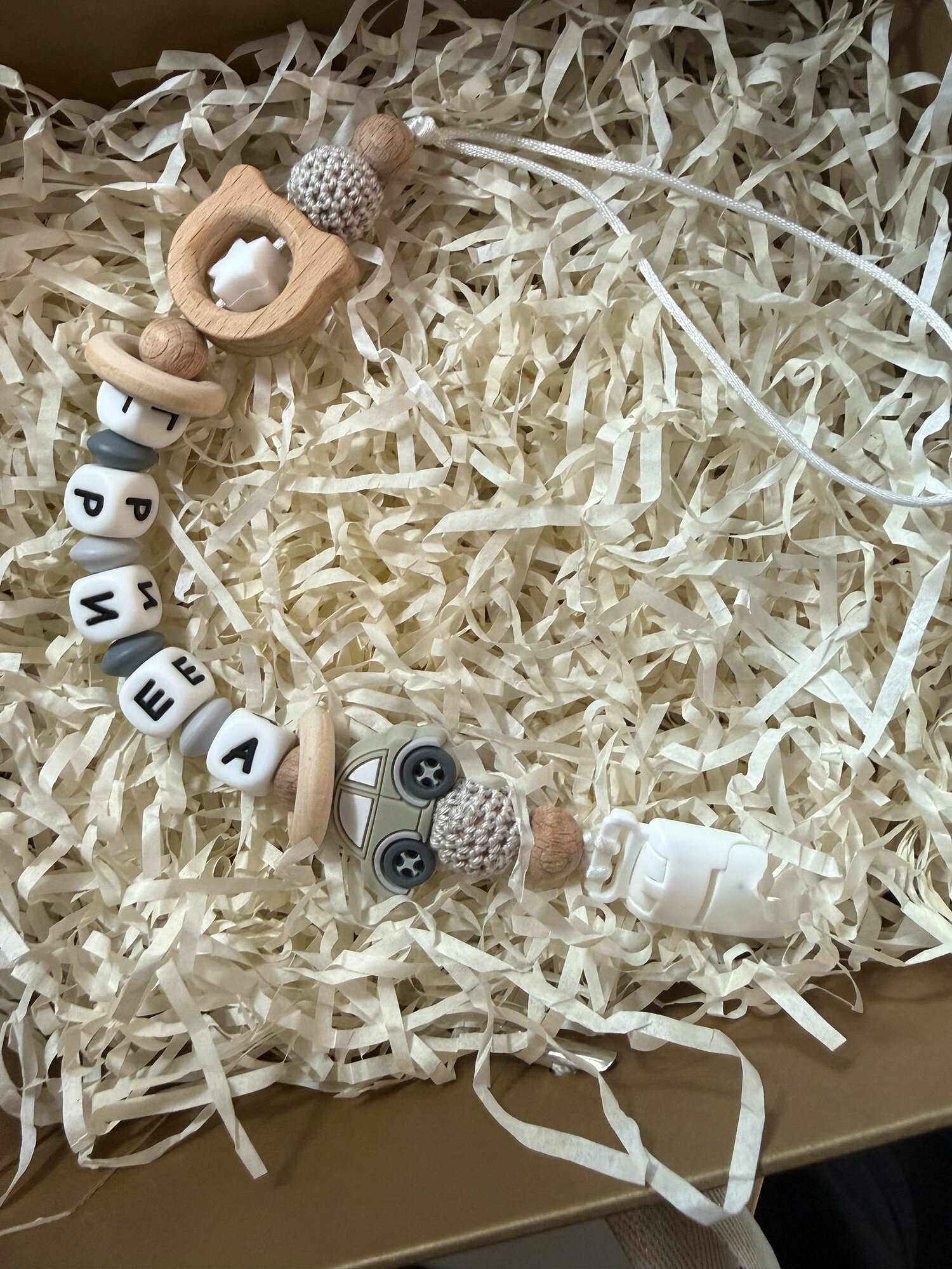 Держатель именной для соски Гриша Григорий
