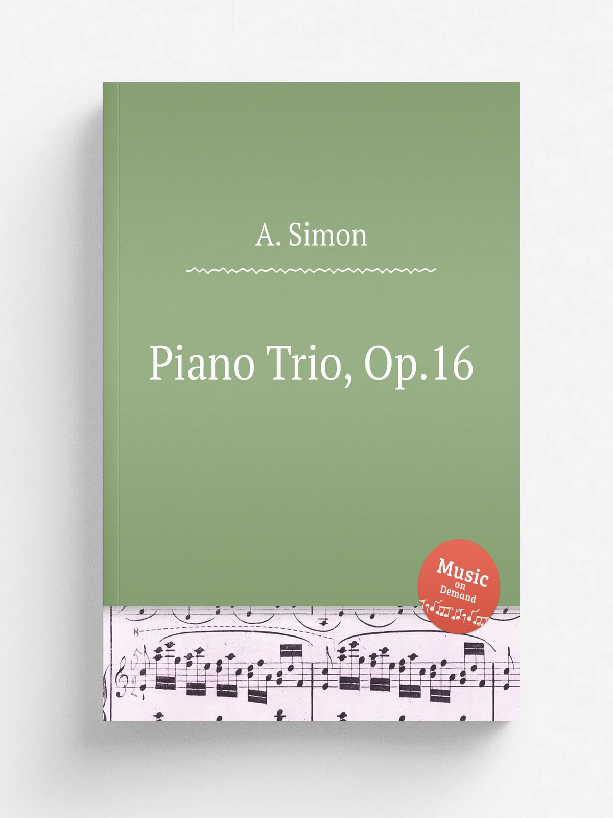 Piano Trio, Op.16 | A. Simon | Репринт