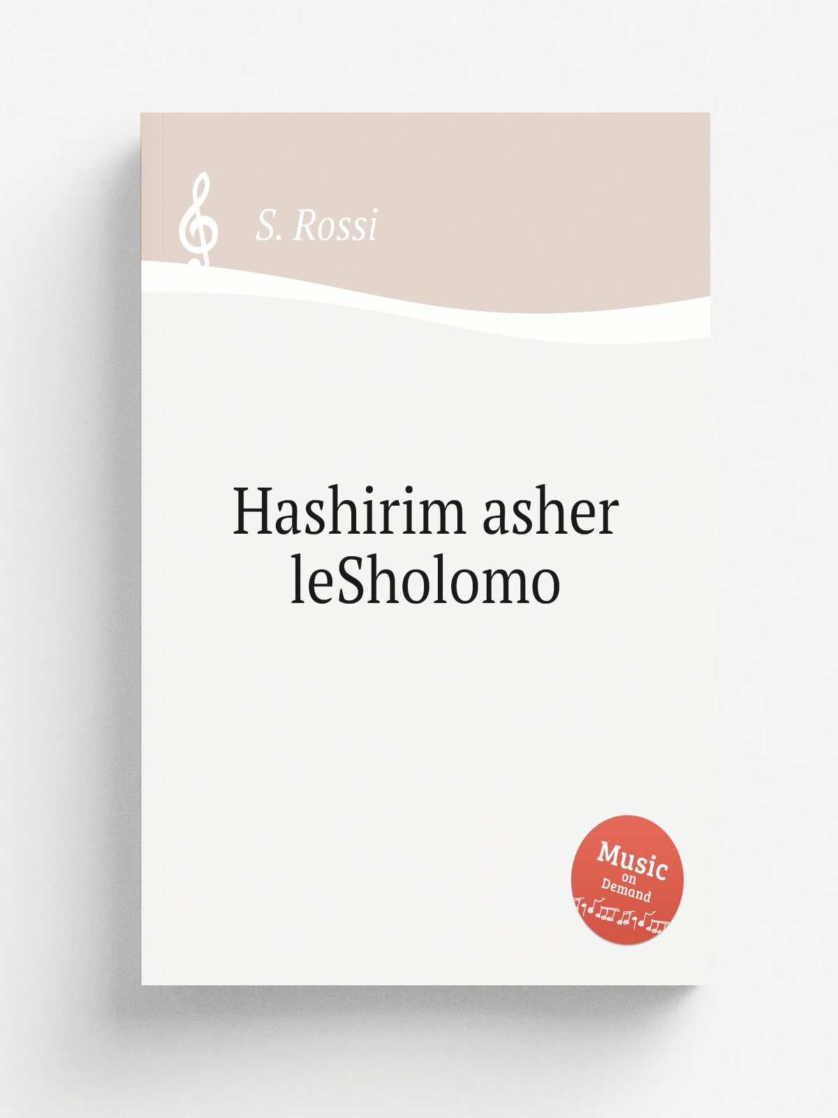 Hashirim asher leSholomo | S. Rossi | Репринт