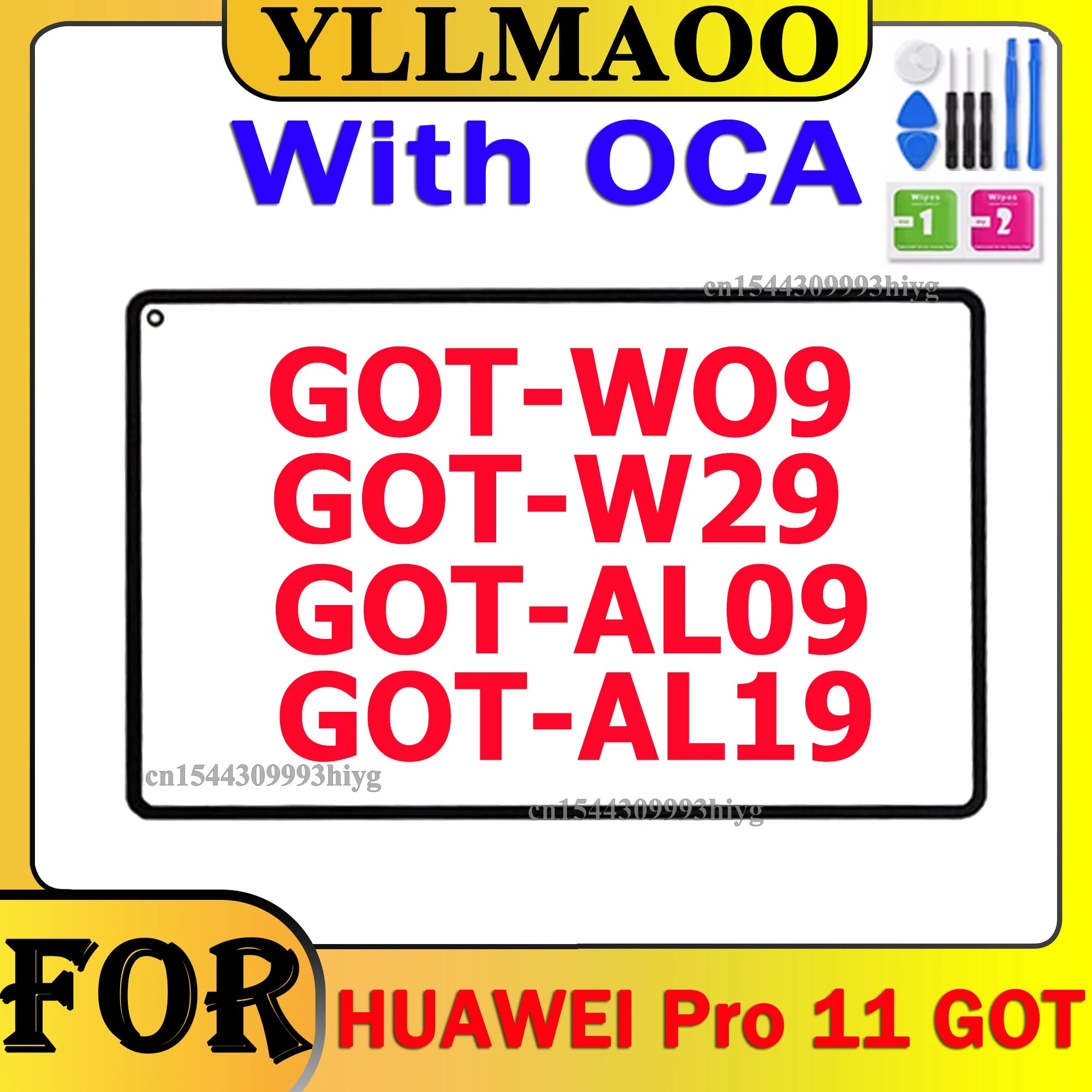 Сенсорный экран с OCA для HUAWEI MatePad Pro 11 2022, оригинальная деталь, Orig White With OCA