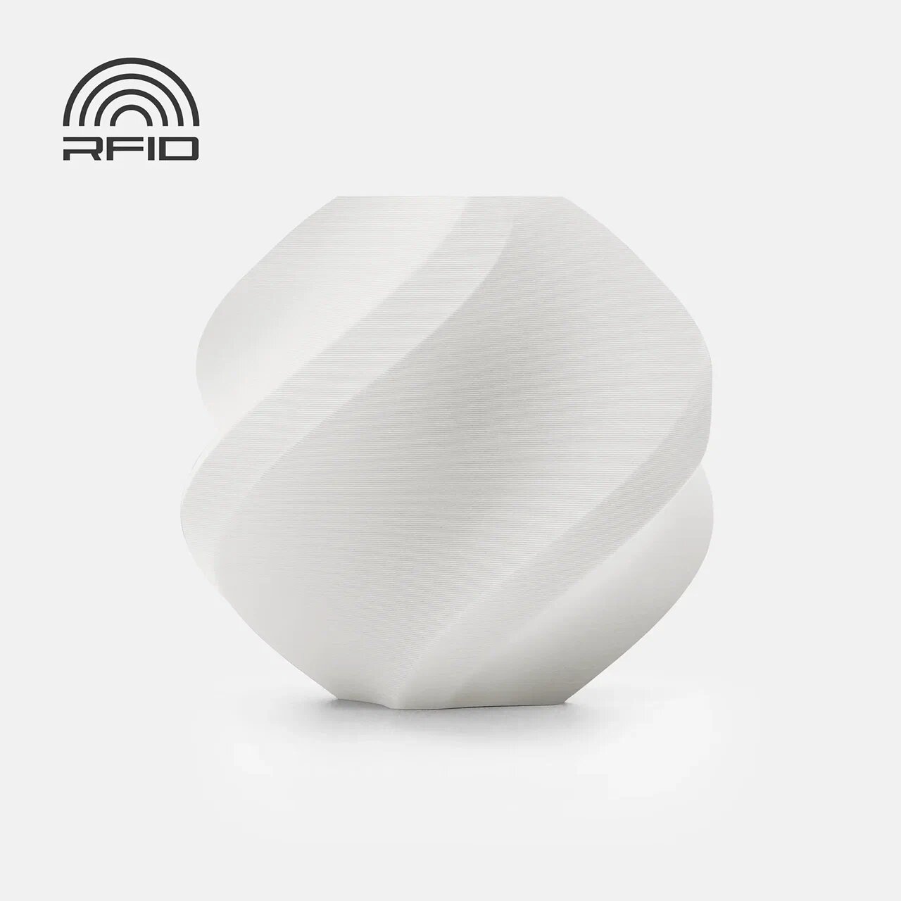 Пластик PLA Matte Ivory White - на катушке Bambu Lab для 3D принтера, 1кг