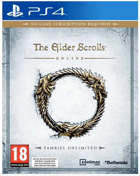 Игра для PlayStation 4: The Elder Scrolls Online Tamriel Unlimited Первый тираж (редкий) (PS4) Лицензионный диск