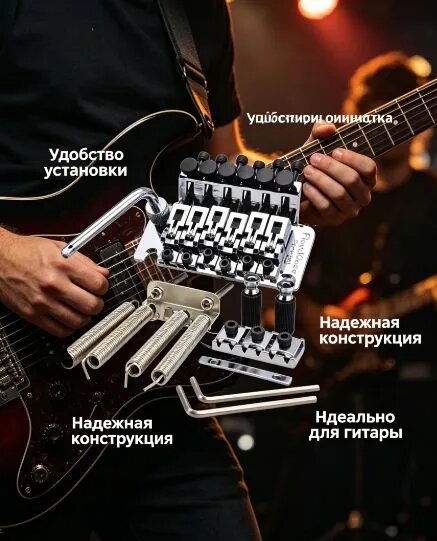 Тремоло-система Floyd Rose Special для электрогитары с порожком 42 мм/43 мм.